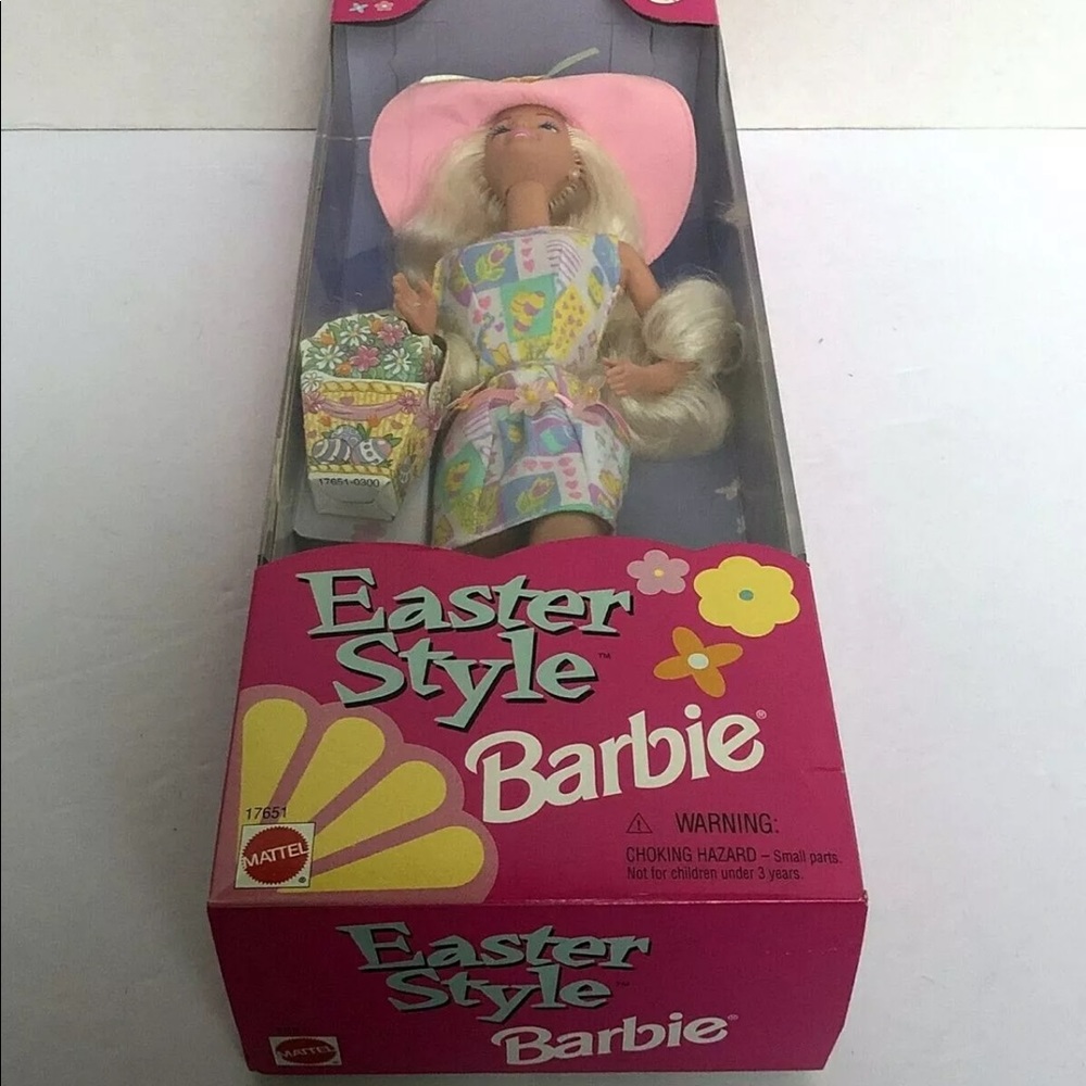 1997 Easter Style Barbie Doll Special Edition Mib - Gem